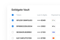 Solidgate Token Vault | Secure Payment Data Storage